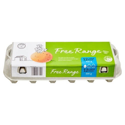 Free Range Eggs 600g